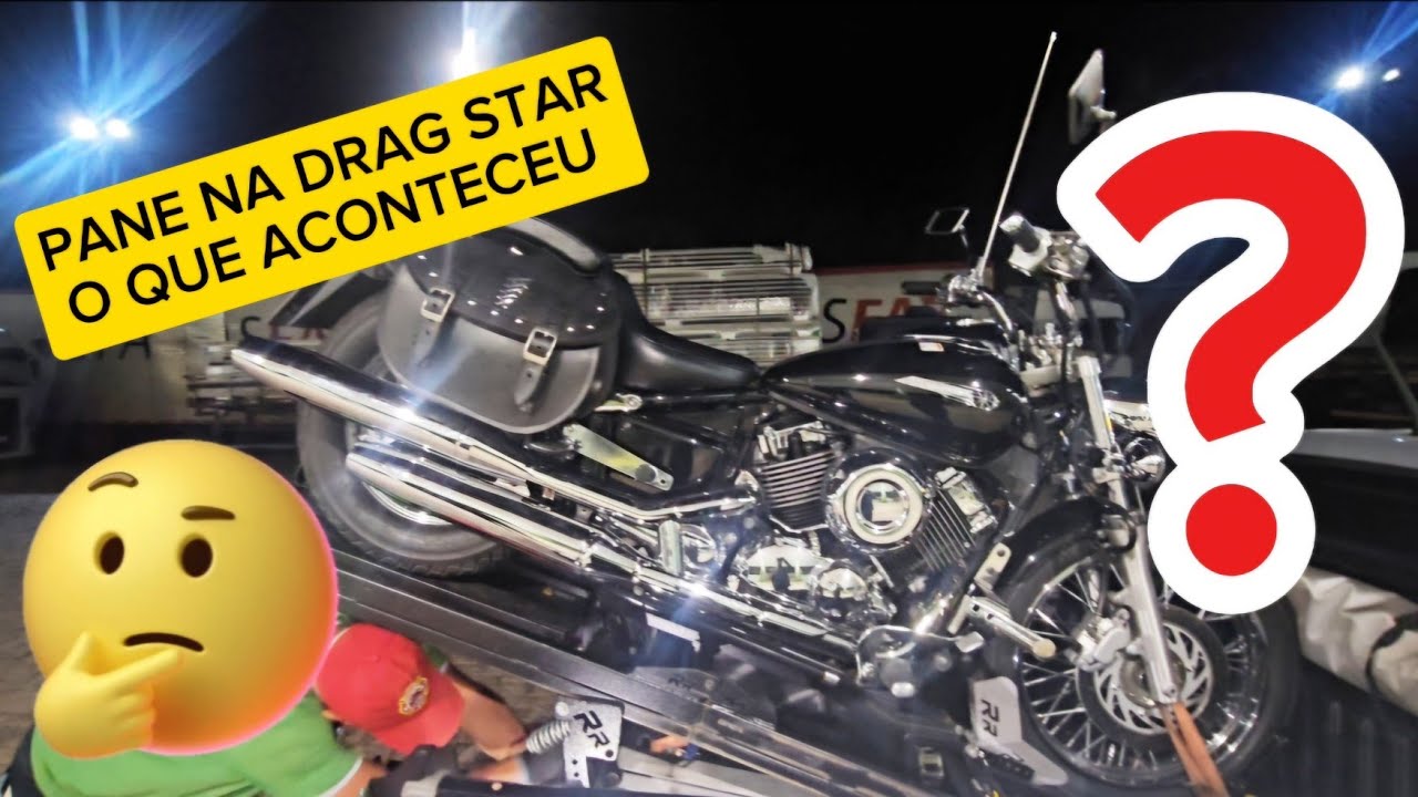 Pane na Drag Star XVS 650, o que ACONTECEU? #dragstar #custom # ...