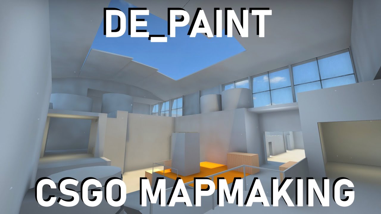 CS:GO mapmaking De_Paint_v1 - YouTube