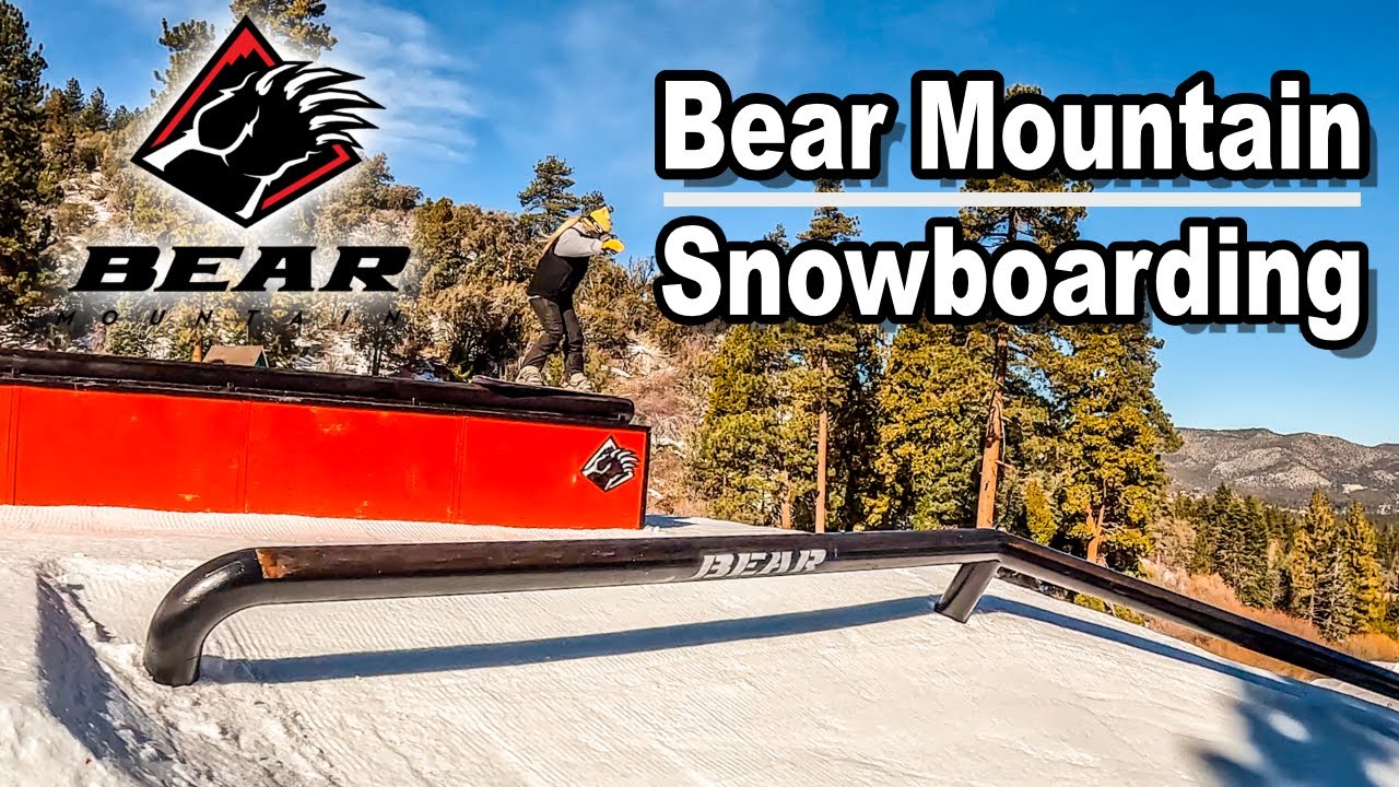 Snowboarding Bear Mountain Resort - YouTube