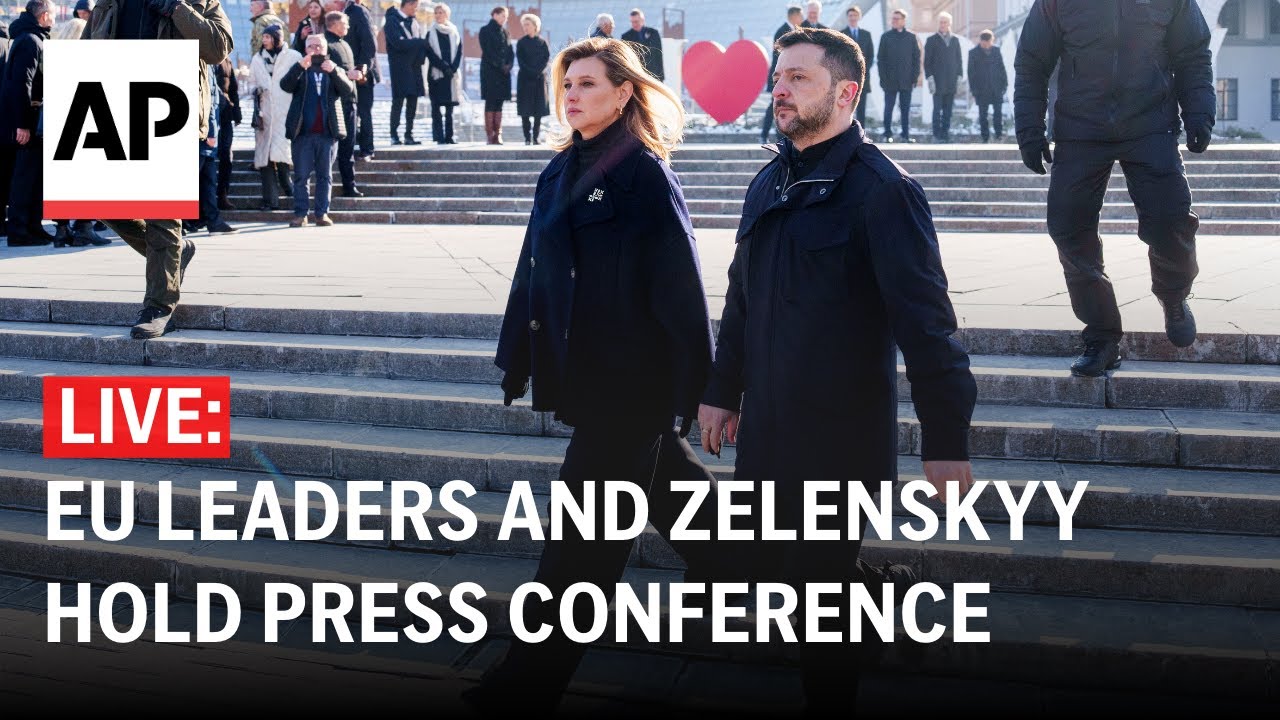 LIVE: EU leaders and Zelenskyy hold joint press conference on ...