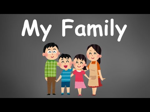 Learn My Family Members | My Family | Basic English Learning | English ...