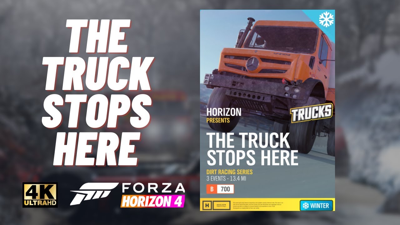 Forza Horizon 4 The Truck Stops Here With Tune 4K - YouTube