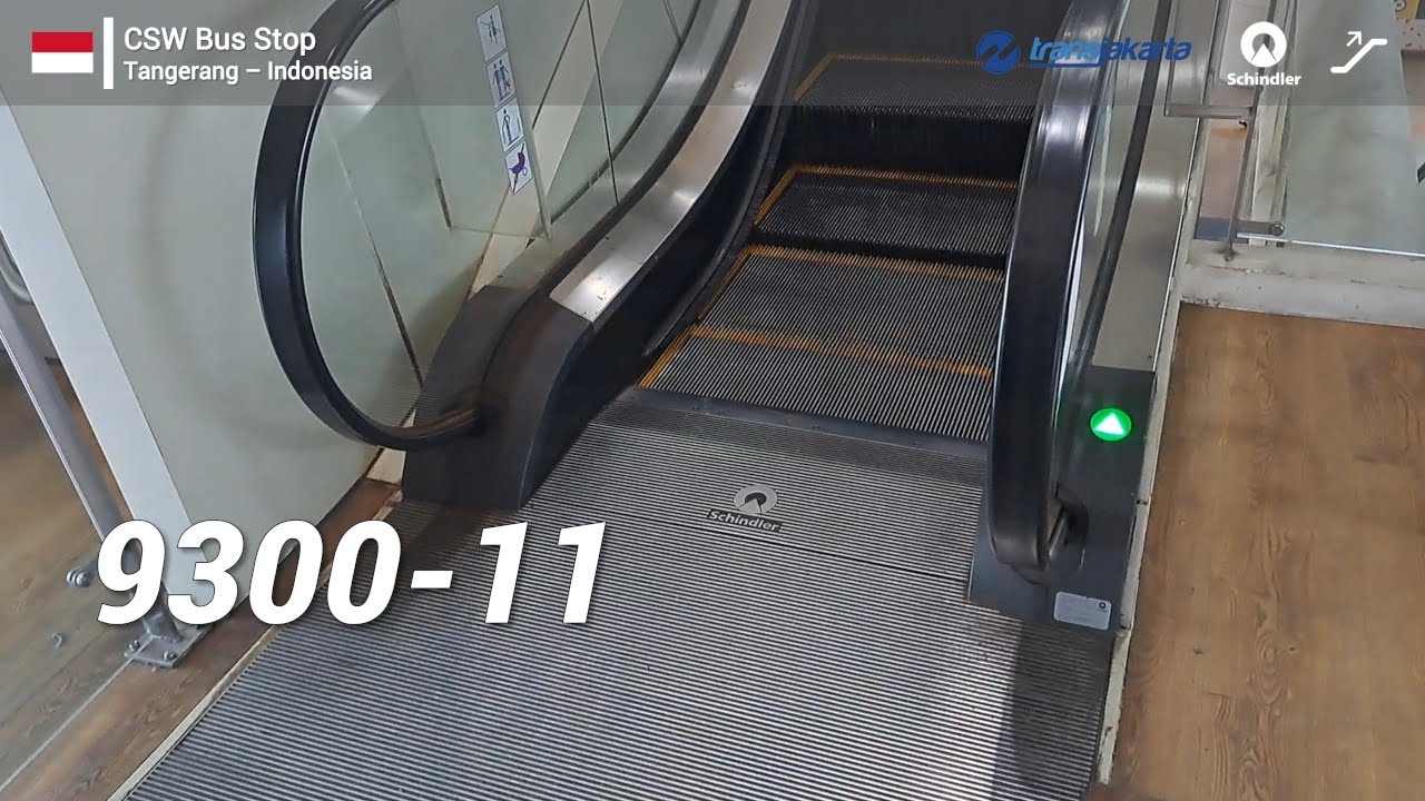Schindler Escalators | CSW Bus Stop, Jakarta, ID (Corridor 13 Platforms ...