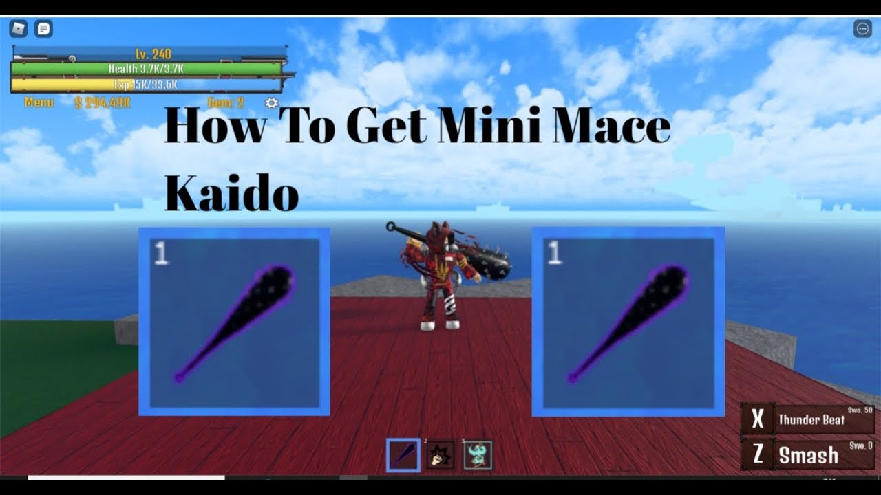 How To Get Mini Mace Kaido In Roblox King Legacy - YouTube