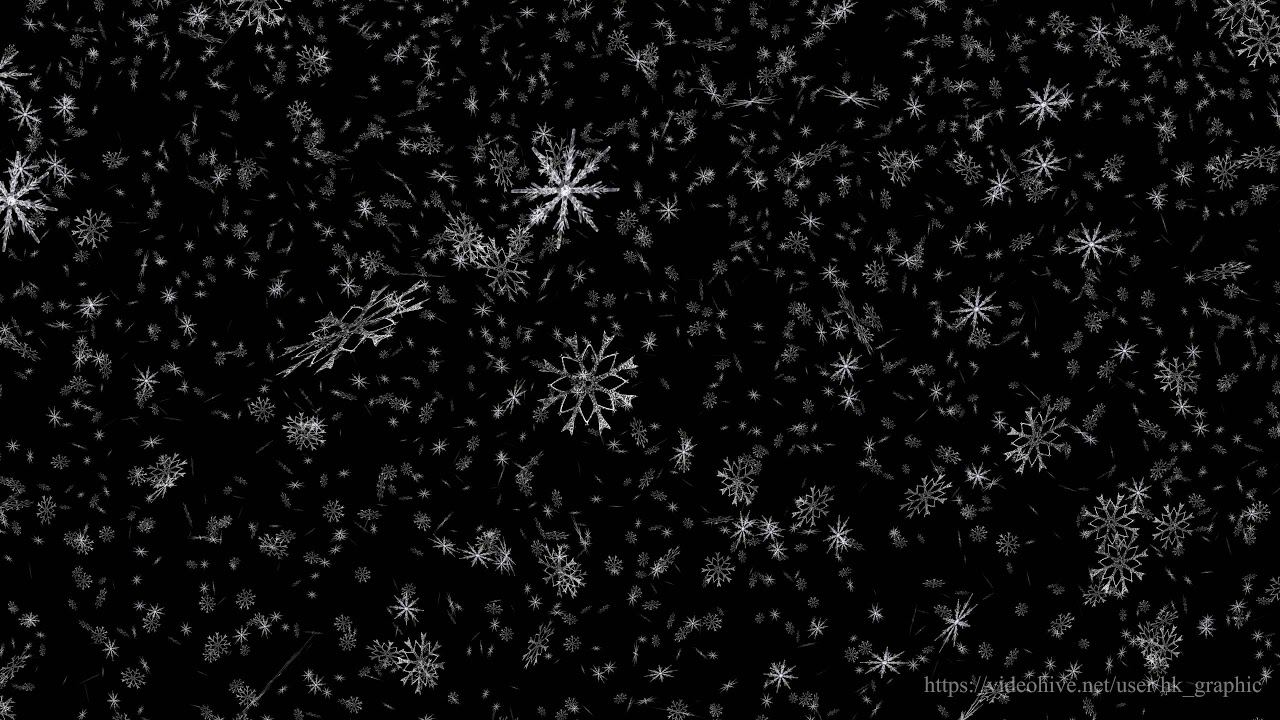 Snow Snowflakes Christmas Flakes Overlay Free - YouTube
