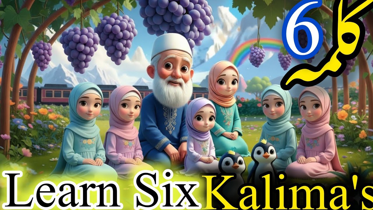 Learn Six Kalimas Easily | Islamic Learning for Kids - YouTube
