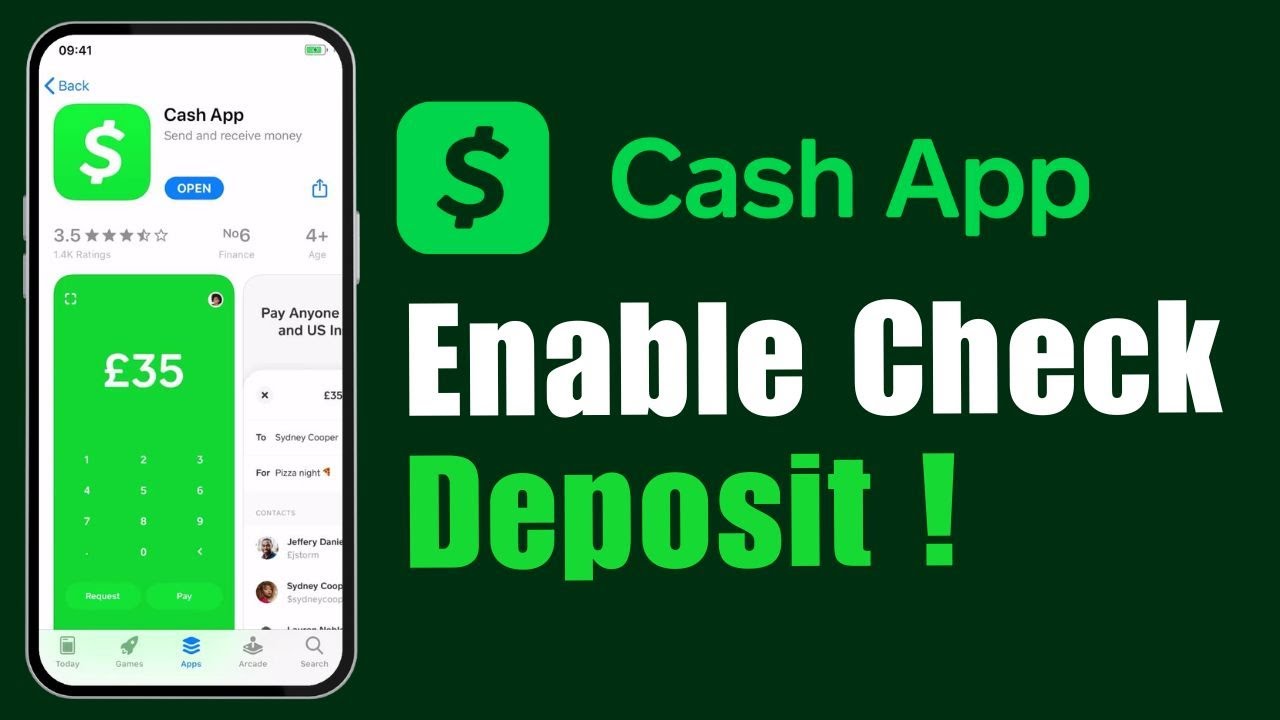 How To Enable Cash App Check Deposit ! (2024) - YouTube