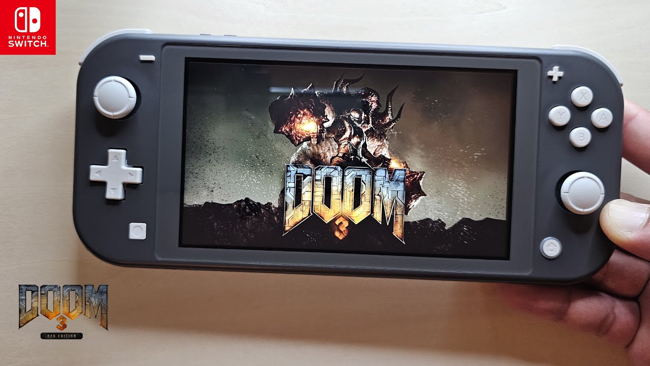 DOOM 3 Nintendo Switch Lite Gameplay - YouTube