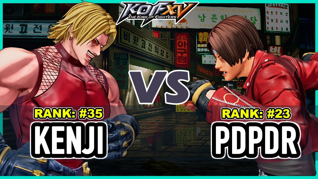 KOF XV 🔥 Kenji (Rugal/K'/Ryo) vs Pdpdr (Kyo/Joe/Krohnen) 🔥 Steam - YouTube