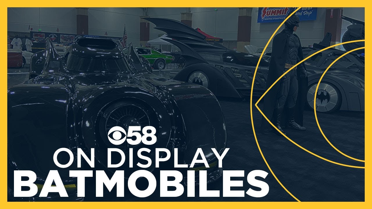 5 generations of iconic Batmobiles on display at State Fair Park - YouTube