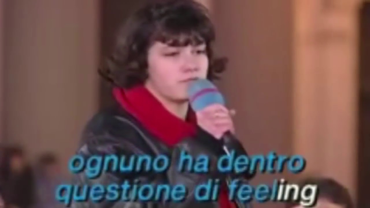 La cantante Elisa (15enne) al Karaoke di Fiorello (1992) - YouTube