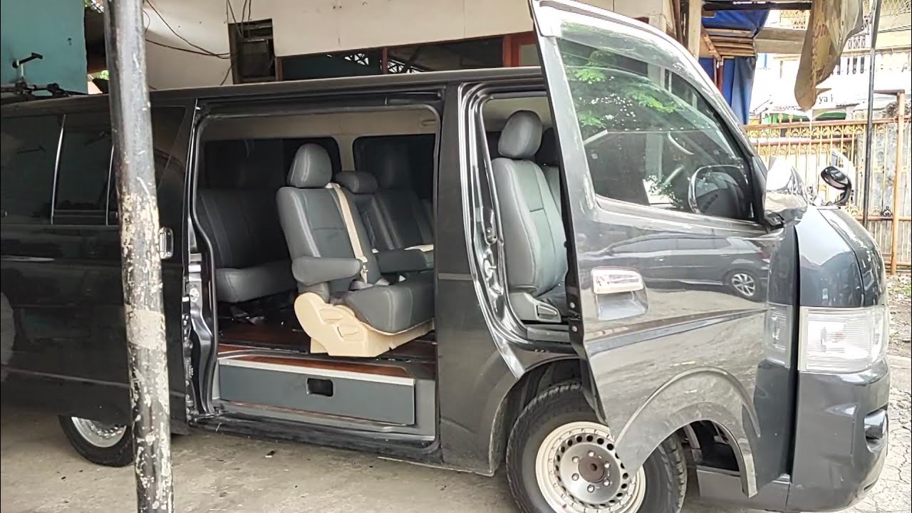 Modifikasi Hiace Jepang Nyaman kapasitas banyak‼️ - YouTube