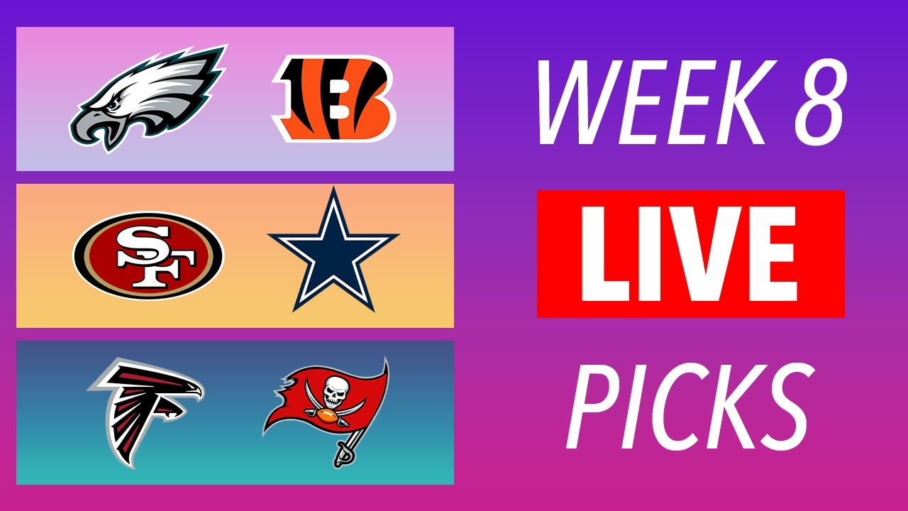 Week 8 Picks in the NFL! - YouTube