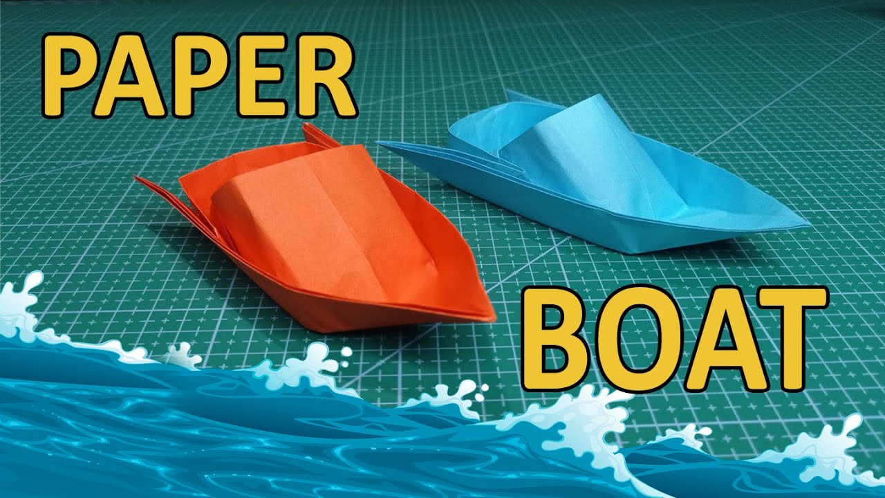 Paper Boat Origami Instructions | How To Make Boat Origami | Diy Boat ...