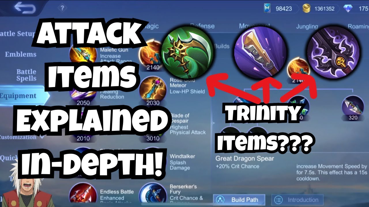 All Attack Items Explained In-Depth | MLBB Item Guide - YouTube