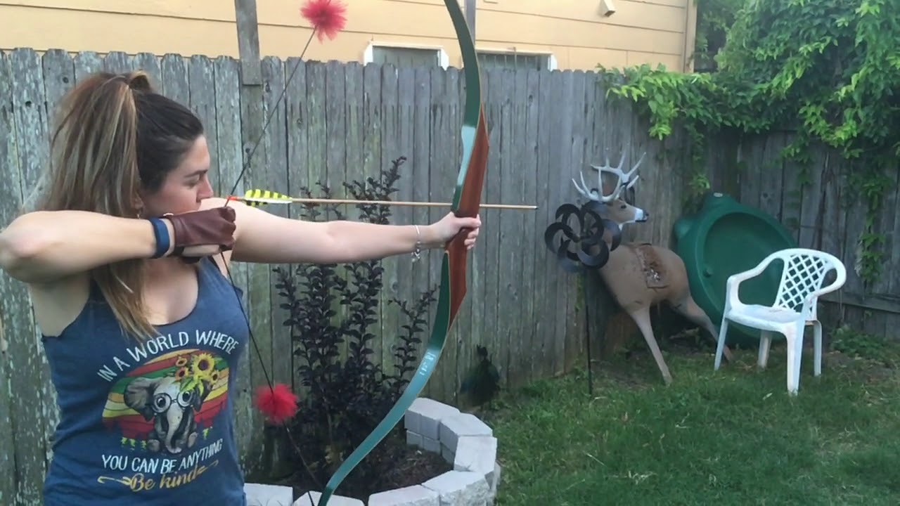 Texas Slinger Archery W/Nicole - YouTube