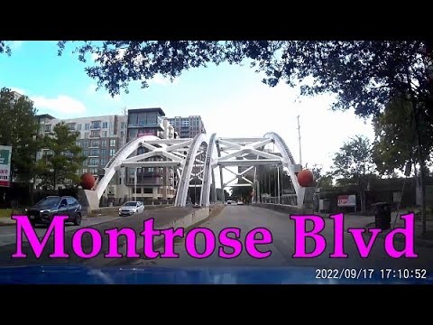 Montrose Blvd - Allen Pkwy To Museum District Driving S - Houston, TX ...