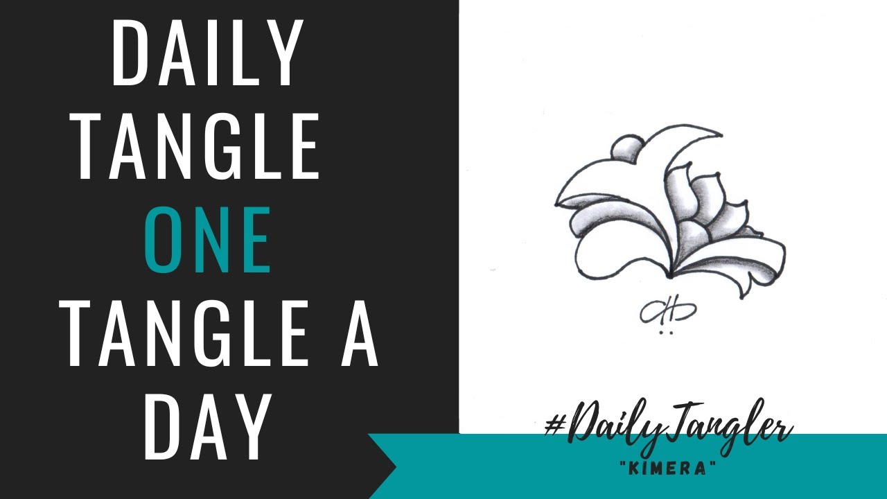 Daily Tangle - Pattern Focus - Kimera | How to draw | #DailyTangler ...