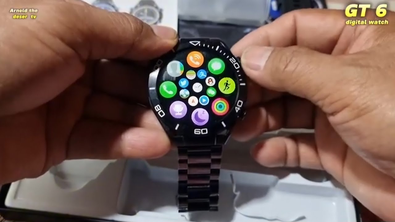 GT 6 Smart digital watch amazing innovation 2024 series #digitalwatch # ...