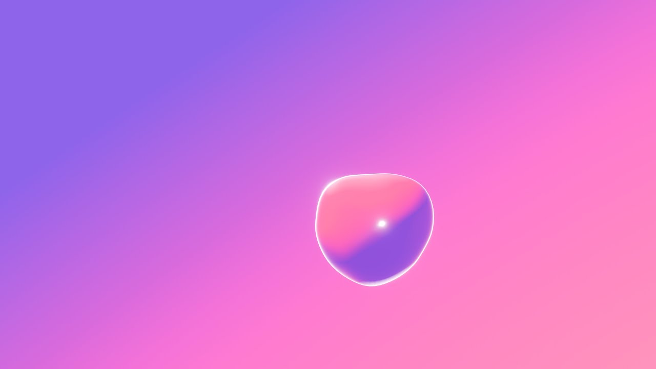 1 Hour 4K Serene bubble bouncing Motion Graphics Background VJ Loop DJ ...