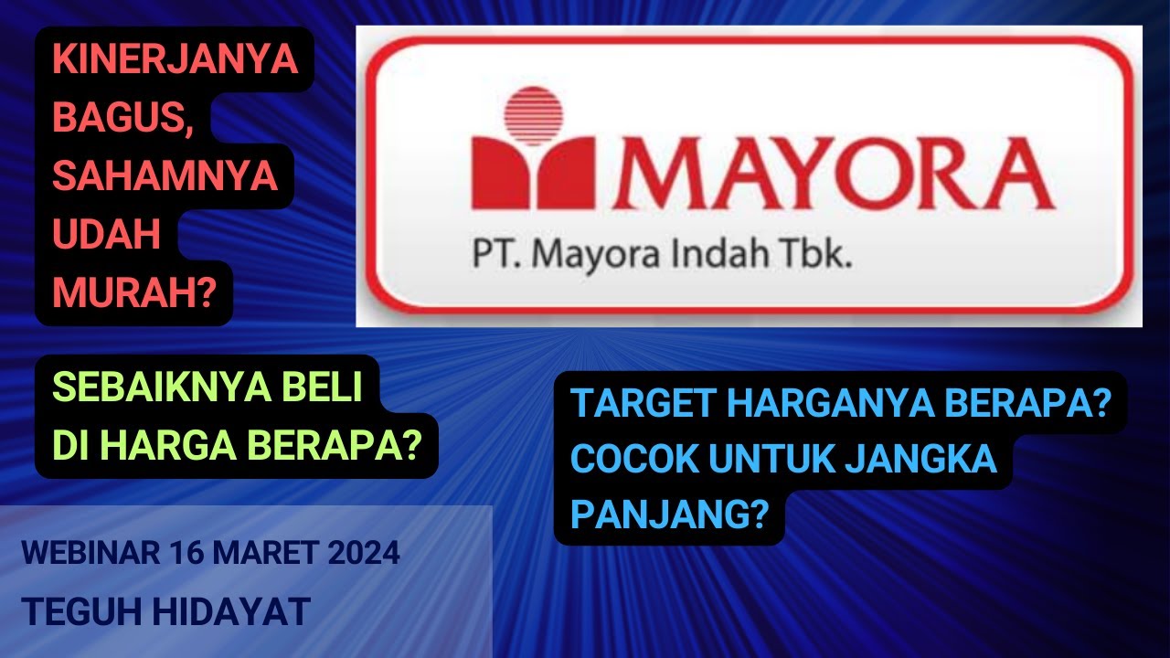 Prospek Saham MYOR Mayora Indah - YouTube