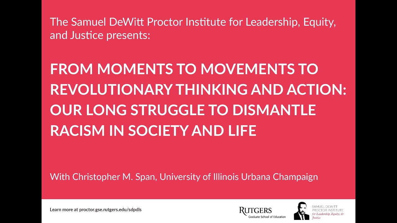 From Moments to Movements to Revolutionary Thinking and Action - YouTube