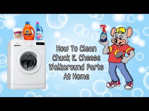 How To Clean Your Chuck E. Cheese Walkaround At Home - YouTube