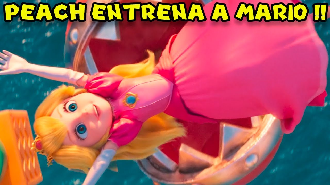 PEACH ENTRENA A MARIO !! - The Super Mario Bros Movie Game con Pepe el ...