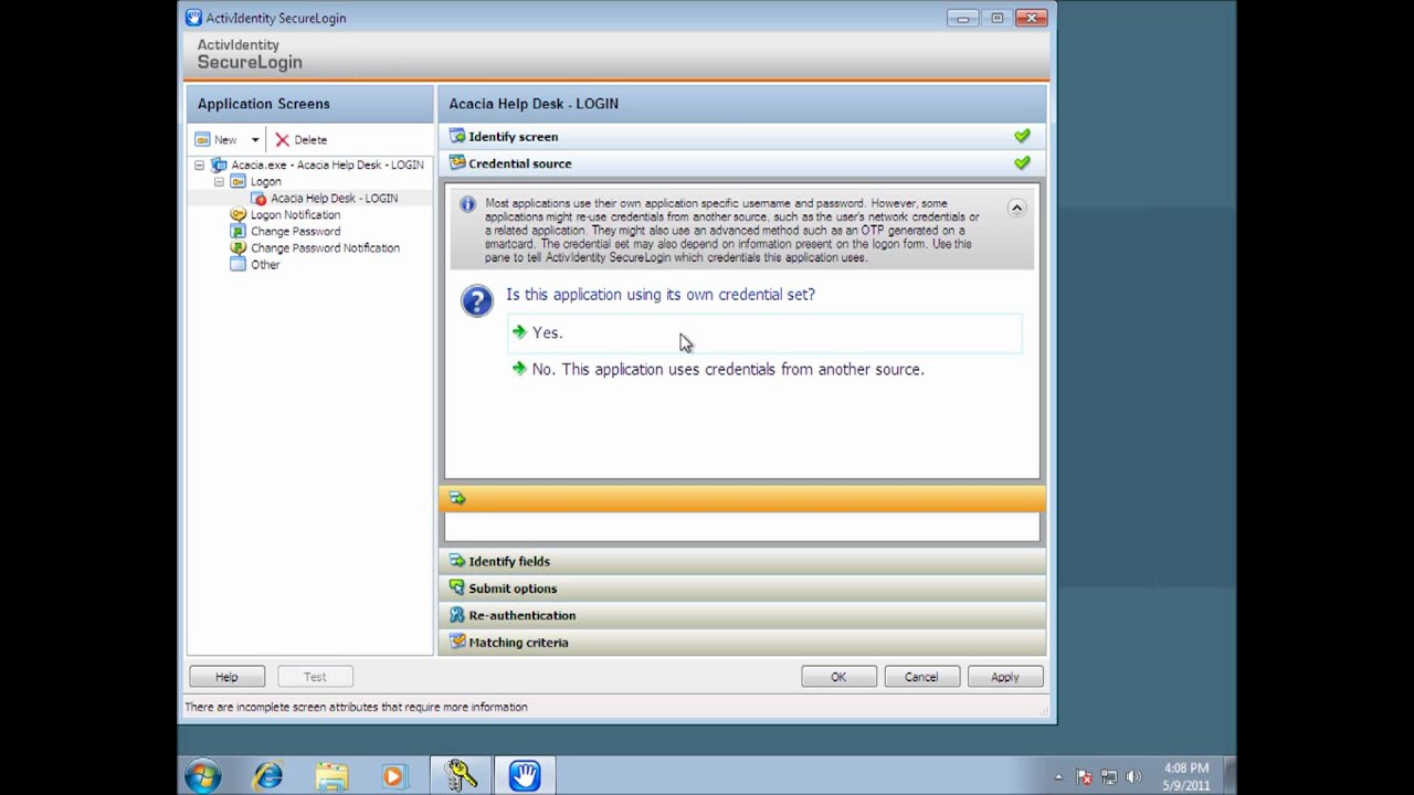 How to biometrically enable a Windows application with ActivIdentity ...