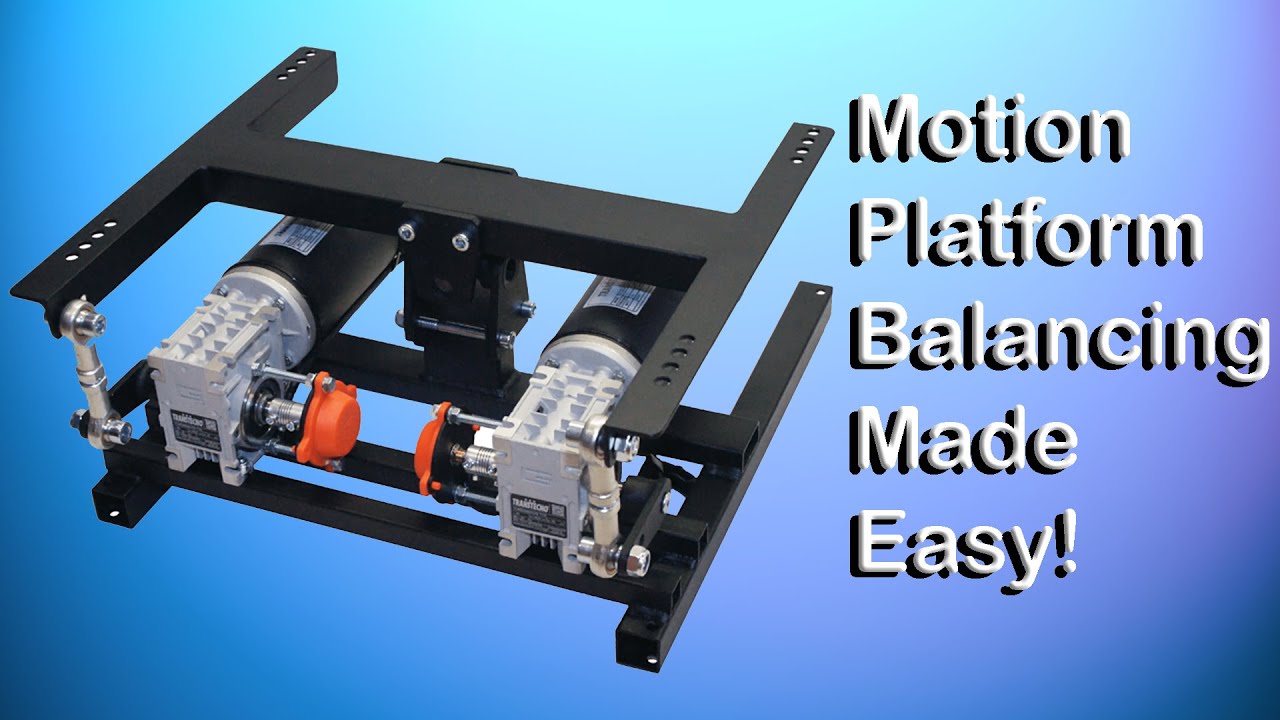 Motion Platform Balancing Made Easy - DOF Reality M2 MS2 MP2 NLR V3 etc ...