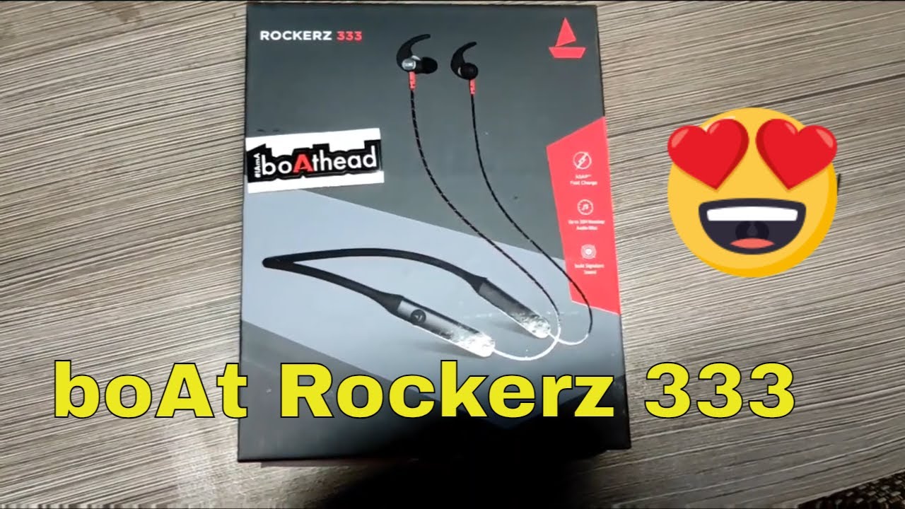 boAt Rockerz 333 Unboxing - YouTube