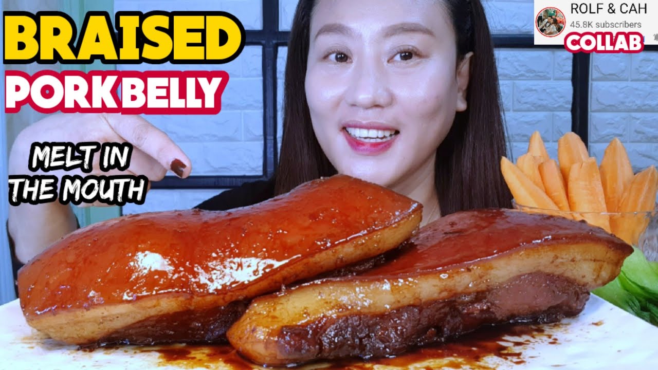 BRAISED PORK BELLY MUKBANG | Mukbang Philippines | filipino mukbang ...