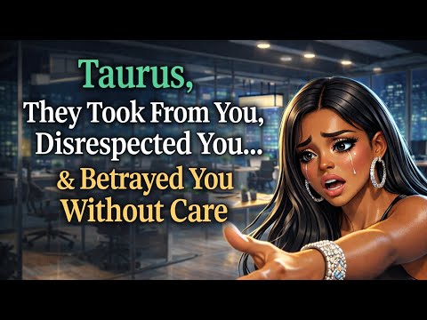 Taurus, “They Took From You, Disrespected You… & Betrayed You”