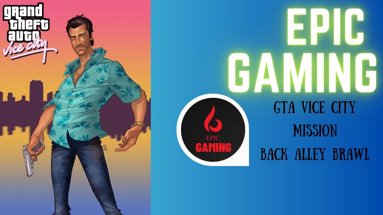 GTA Vice City Mission Back Alley Brawl - YouTube