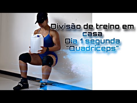 Como dividir os treinos em casa ? Vem comigo segunda dia de Quadríceps 🔥