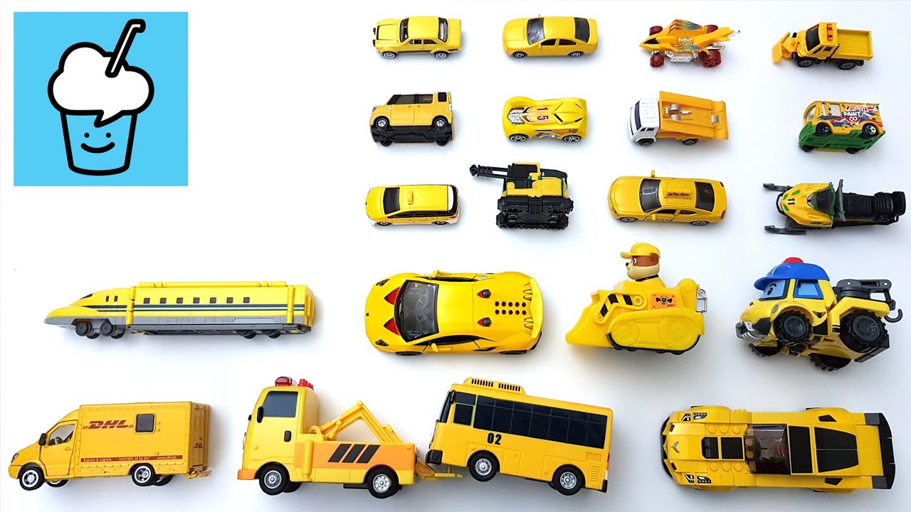Yellow Vehicles Collections Lego Tomica Siku Bullet Train Bulldozer ...
