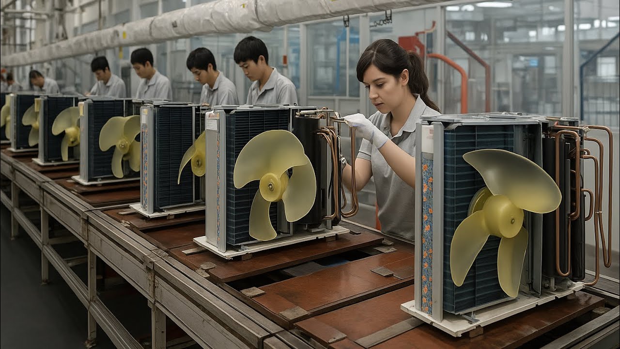 Behind the Scenes: How Air Conditioners Are Made in the Factory - YouTube