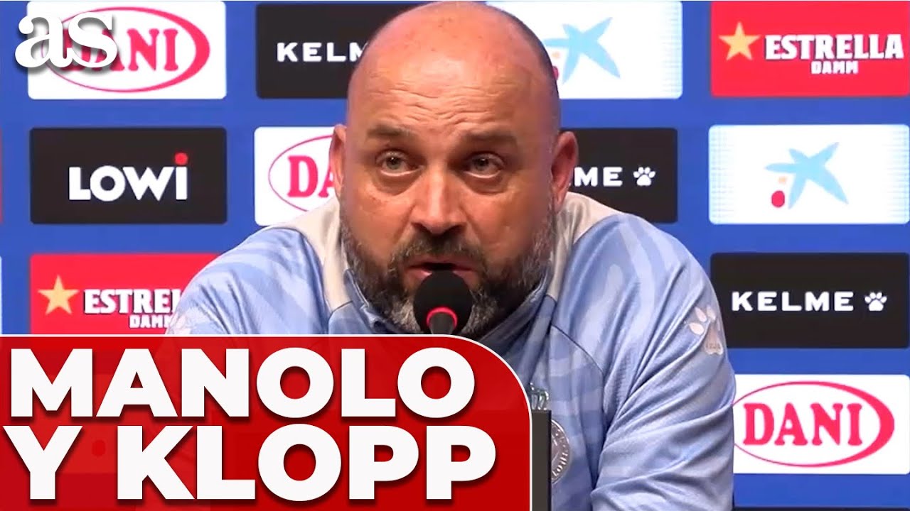 MANOLO GONZÁLEZ, técnico del ESPANYOL: “El LIVERPOOL de KLOPP me ...