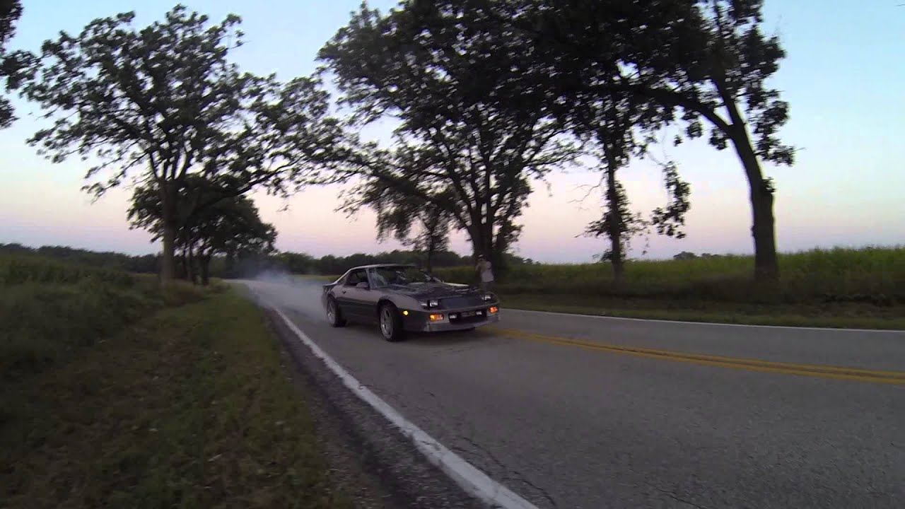 Cameron - Pro Touring Camaro IROC-Z Burnout, Destroys Country Roads ...