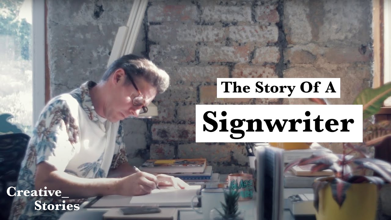 Traditional Signwriter | The Story Of By Umberto | Full Documentary ...