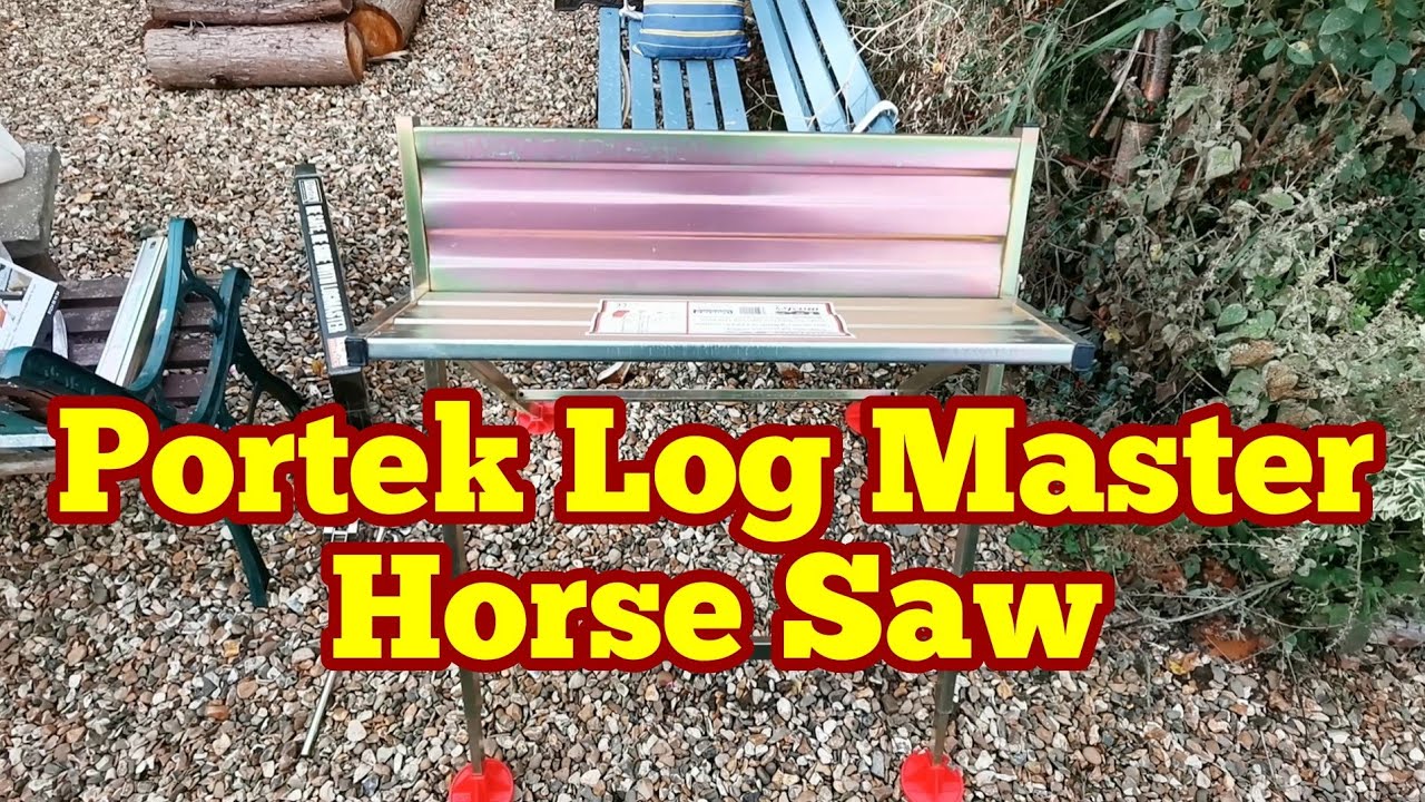 Portek Log Master Horse Saw For Cutting Wood: Unboxing, Assembly ...