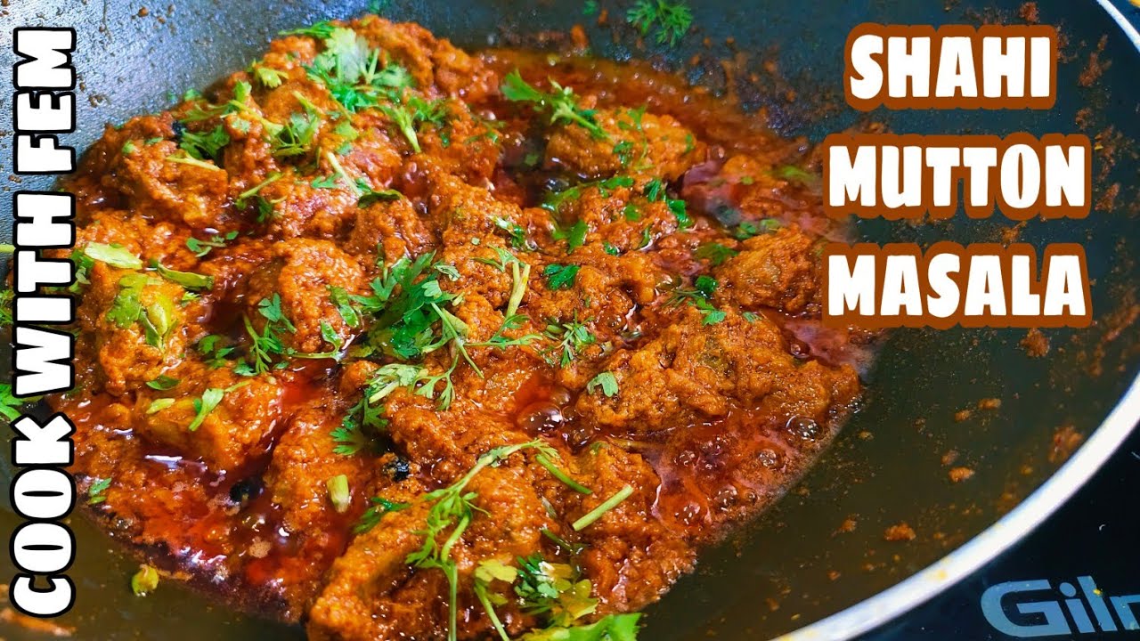 Shahi Mutton Masala | Dhaba Style Mutton Masala Recipe | Best Mutton ...