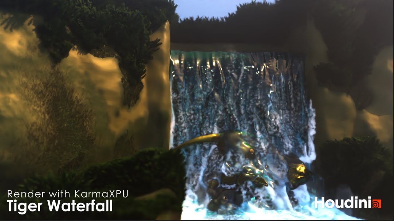Tiger Waterfall - Houdini FX - Antonis FORT - YouTube