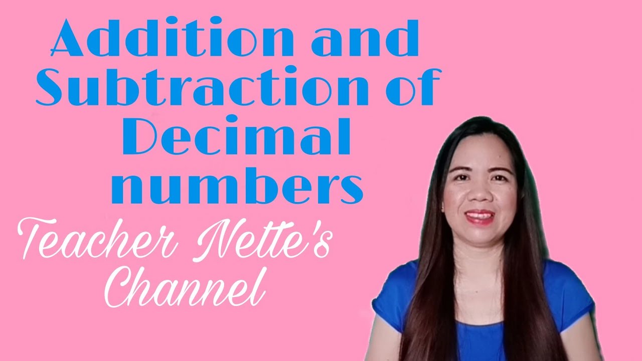 Addition And Subtraction Of Decimal Numbers YouTube addition-and-subtraction-of-decimal-numbers-youtube