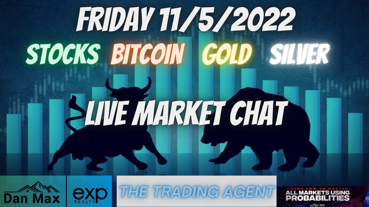 Live Market Chat for Friday 11/4/2022 for #Stocks #Oil #Bitcoin #Gold ...