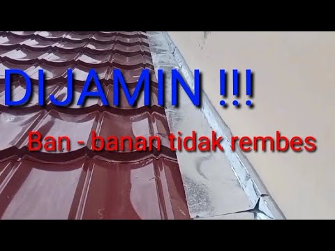PASANG TALANG SENG BUAT BAN- BANAN TEMBOK - YouTube