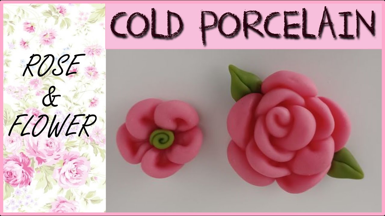 COLD PORCELAIN, AIR DRY CLAY ROSE - YouTube