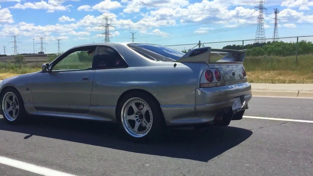 R33 GT-R Tunnel Flyby (Nismo 400R Titanium Exhaust + Mines Front Pipe ...
