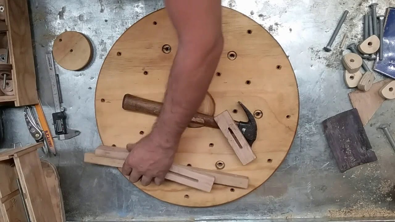 Champion drill press part 6. MINI pallet. - YouTube