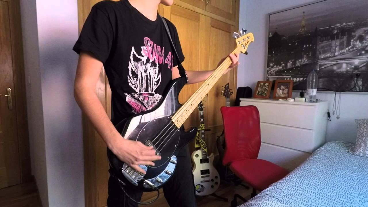Sum 41 "Machine Gun" - Bass Cover - YouTube